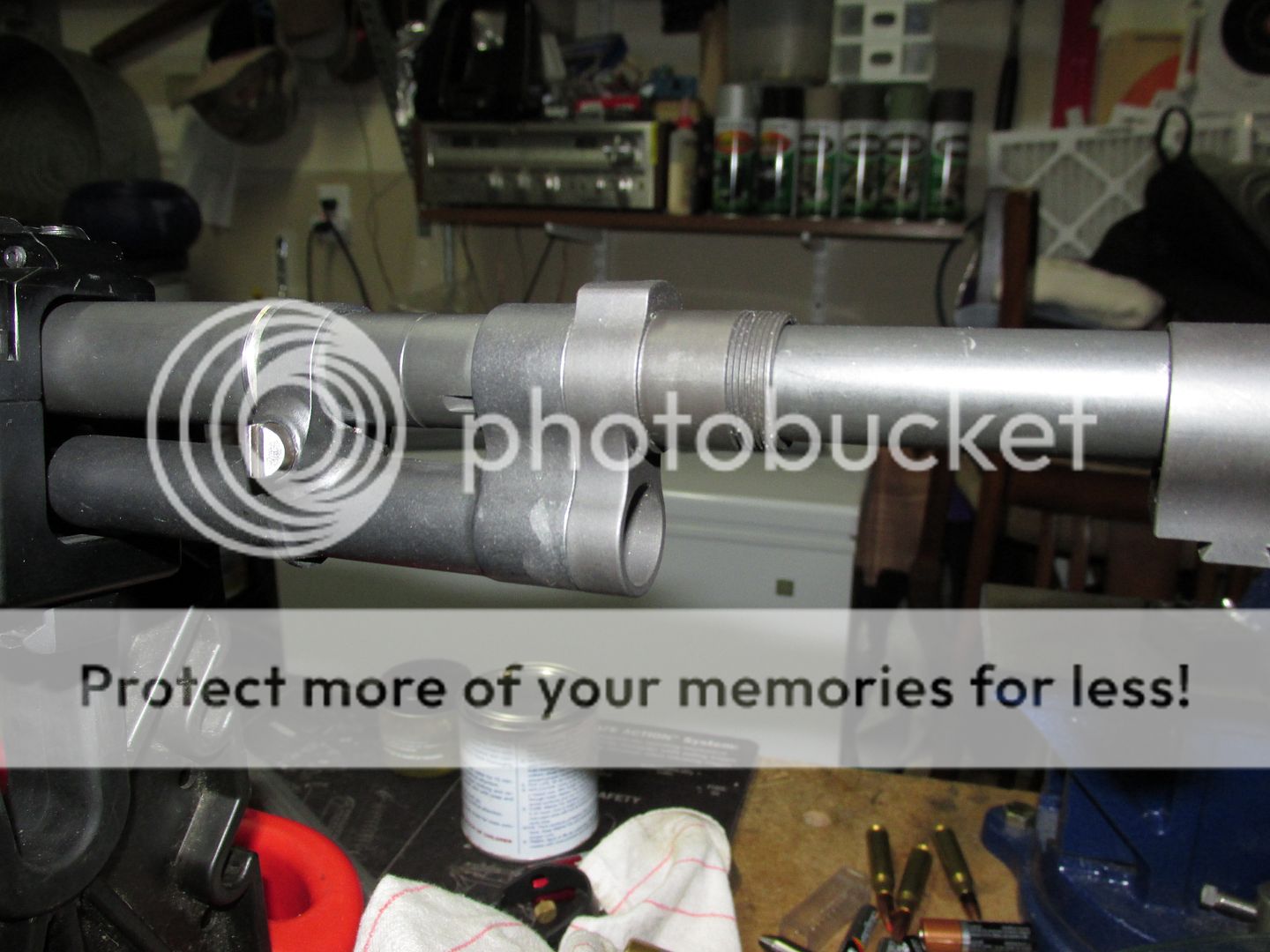 Jon Wolfe gas lock with adjustable front sight base | M14 Forum